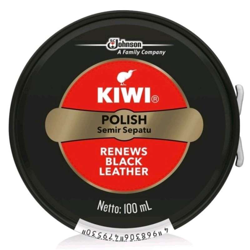 Jual Kiwi Paste Polish Semir Sepatu Hitam Kiwi Renews Black Leather 100 Ml di Seller Tokoku Star ...