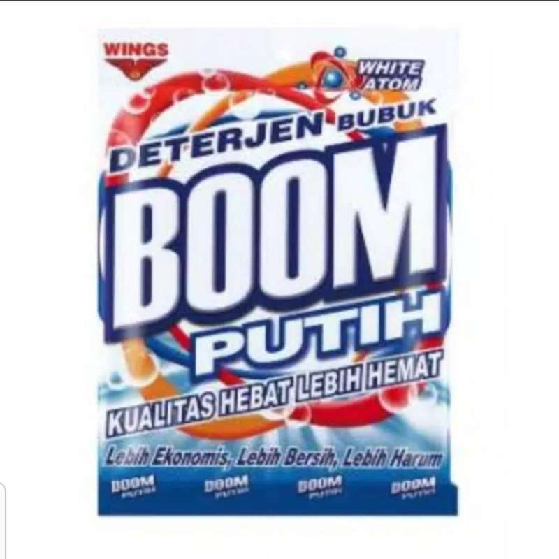 Jual BOOM detergen bubuk white atom 350g di Seller Srisusan Shop ...