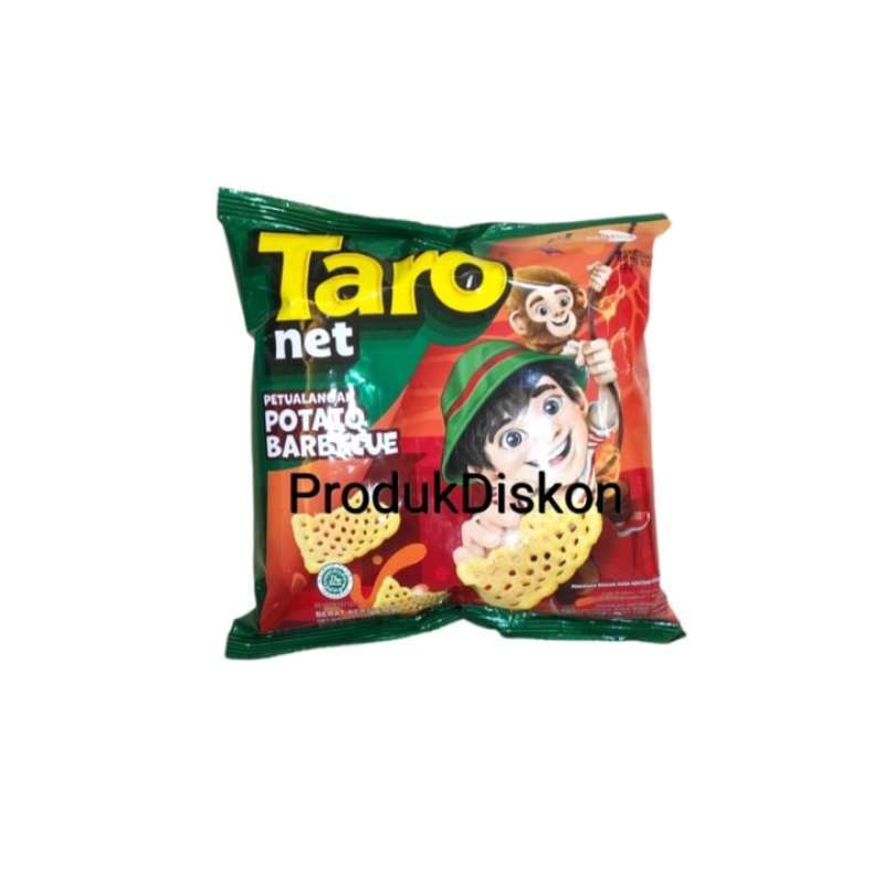 Jual TARO NET 32gr Snack Makanan Ringan Potato BBQ di Seller ...