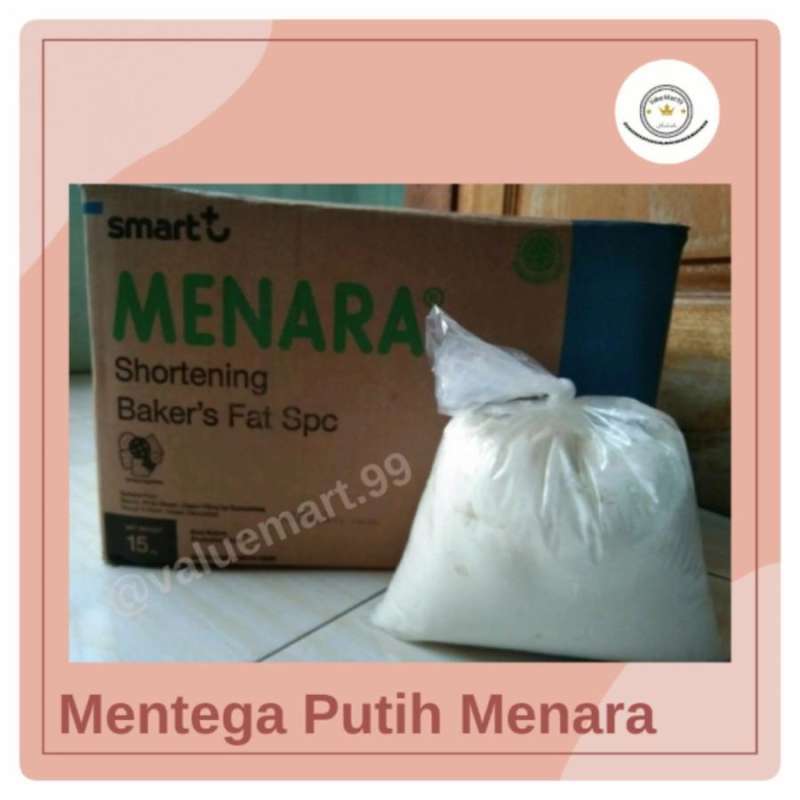 Jual Mentega putih Menara Shortening repack 1 kg di Seller Tbk ...