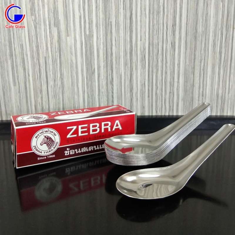 Jual Sendok Bebek Stainless Ukuran Besar, Kecil, Ramen Zebra - S.bebek ...