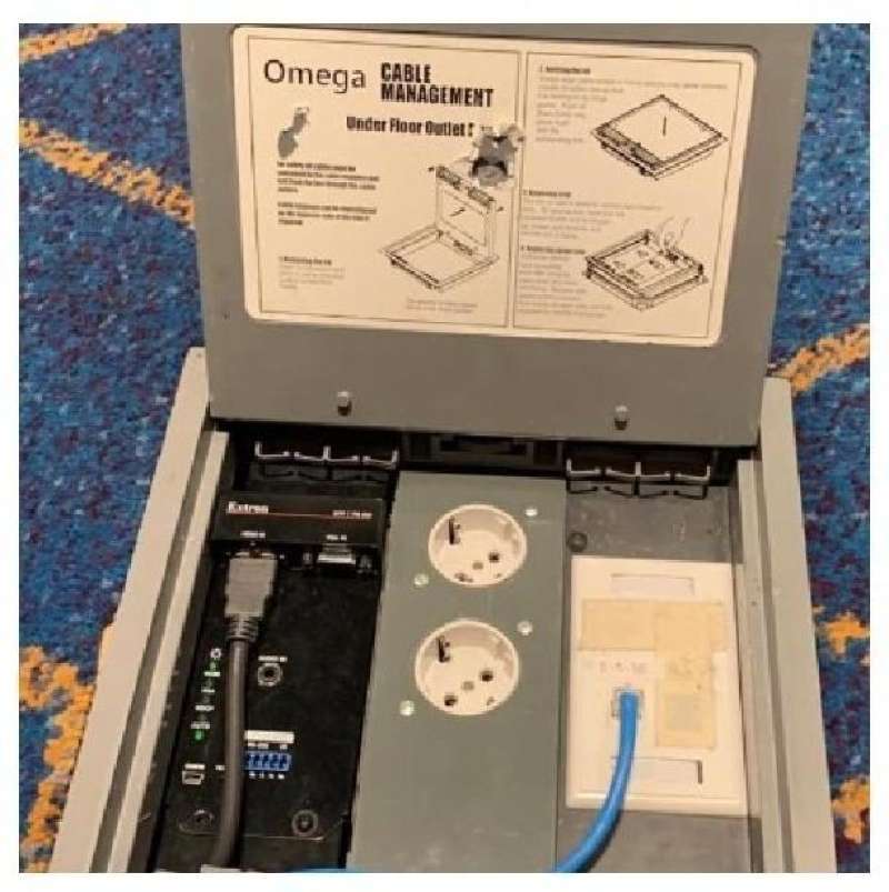 Jual Ais Omega Service Outlet Box Listrik Isi 2 Power+data Cat6 + Blank ...