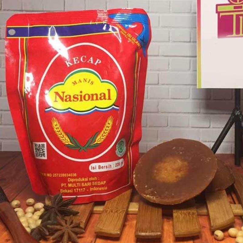 Jual Kecap Nasional Manis Refill 220ml Di Seller Nourish Mart Grand ...