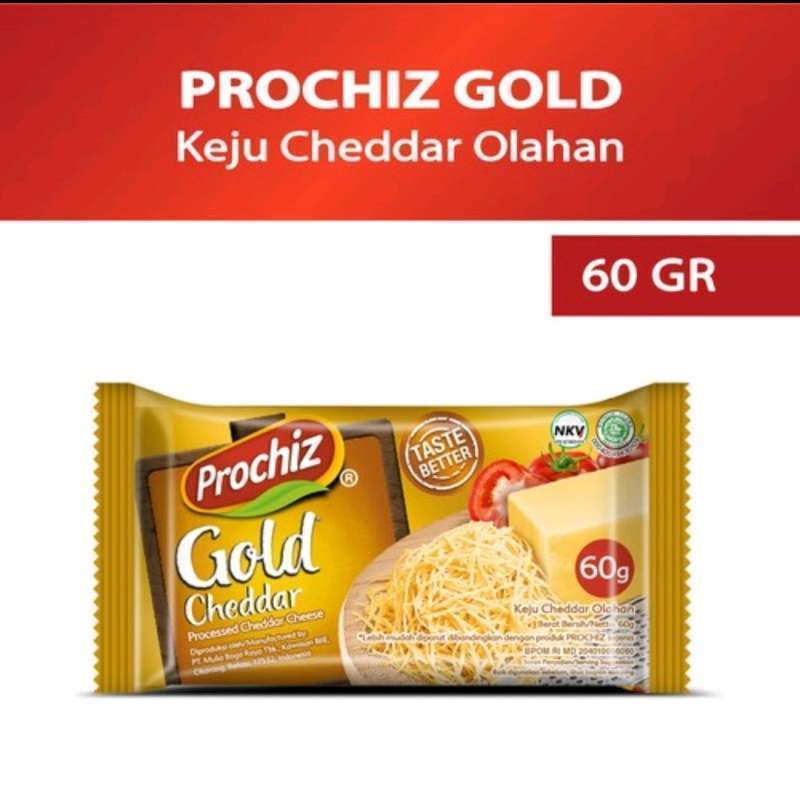 Jual Prochiz Gold Cheddar 60 Gr Di Seller Frestive Supermarket Otista ...