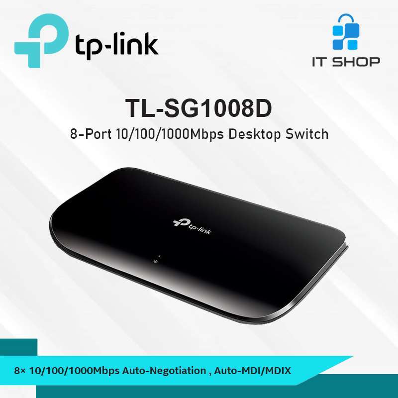 Jual TP-Link TL-SG1008D 8-Port Gigabit Desktop Switch di Seller IT Shop ...