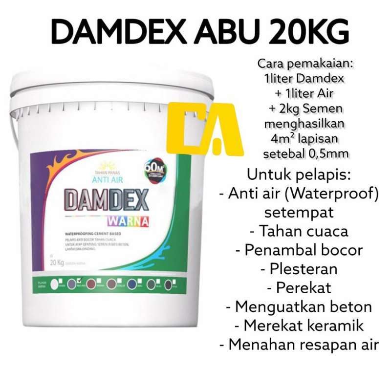 Jual DAMDEX ABU 20KG GOJEK JABODETABEK di Seller cahaya abadi jakarta ...