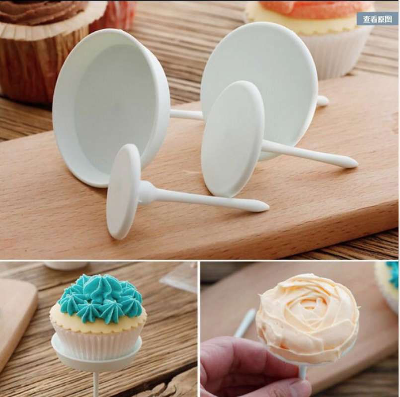 Jual PAKU MAWAR PLASTIK SET ISI 4 UKURAN BUTTER CREAM ALAT HIAS KUE ...