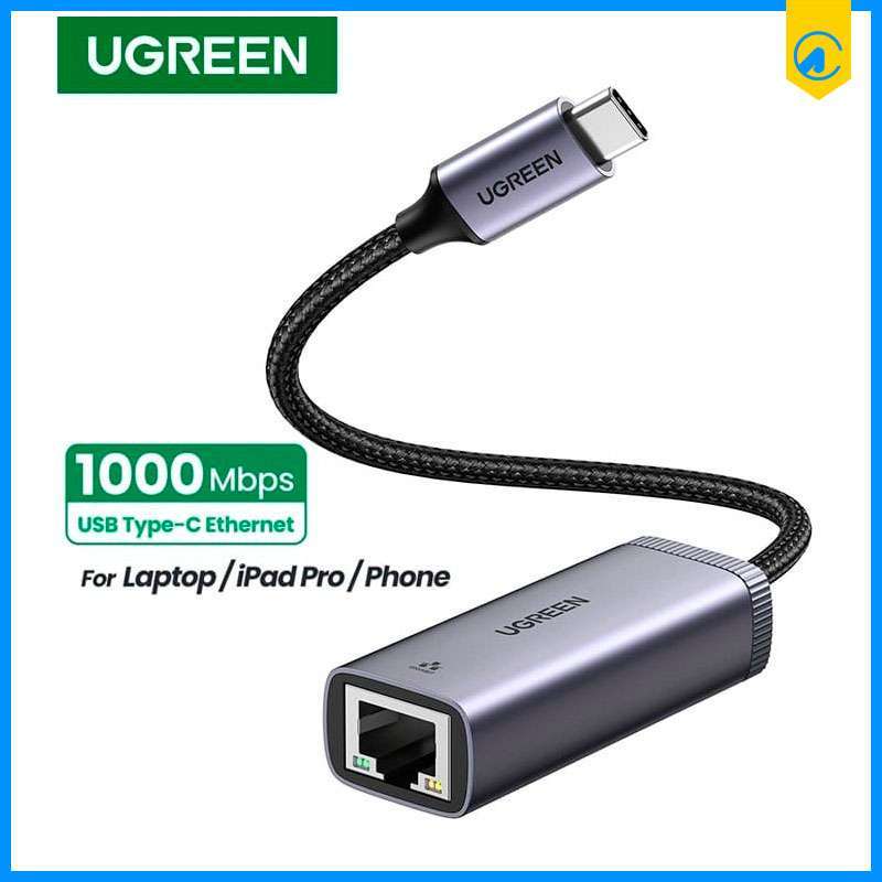 Jual Ugreen 40322 Gigabit Type C To Ethernet LAN Adapter Gray di Seller ...