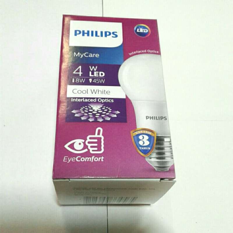 Jual Philips Led Bulb 4 watt E27 cool white(natural) di Seller ...