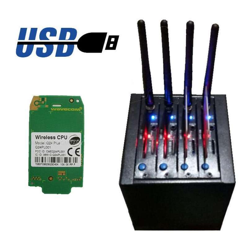 Jual Modem Pool 4 Port Wavecom Q24Plus SIMBOX di Seller Sempurna ...