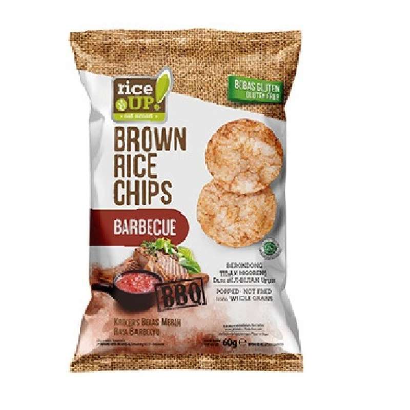 Jual Rice UP Brown Rice Chips Barbecue 60gr di Seller GREENARA ...