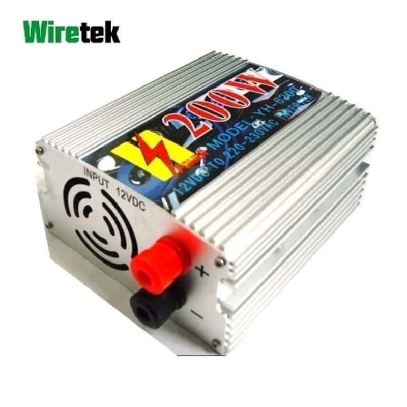 Jual Power Inverter 200W/Power Inverter DC 12V to AC 220V - 200w di ...