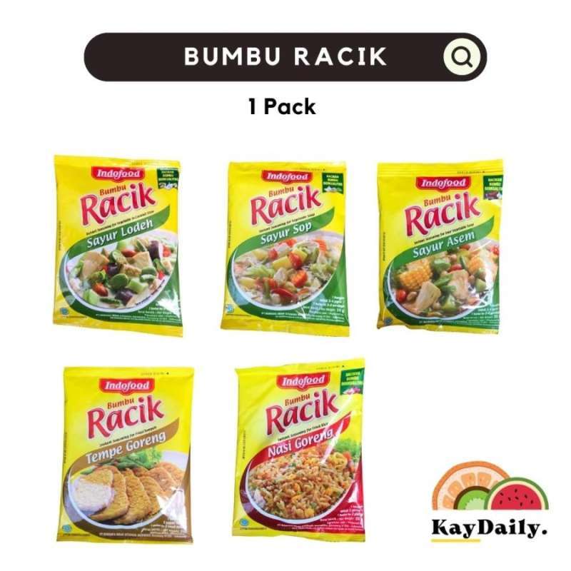 Jual BUMBU RACIK INDOFOOD ANEKA RESEP MASAKAN 1 PACK di Seller Kaydaily ...