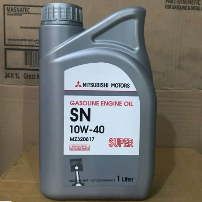 Jual Oli Mesin Gasoline API SN 10W - 40 Super Oil Bensin 1 Liter ...