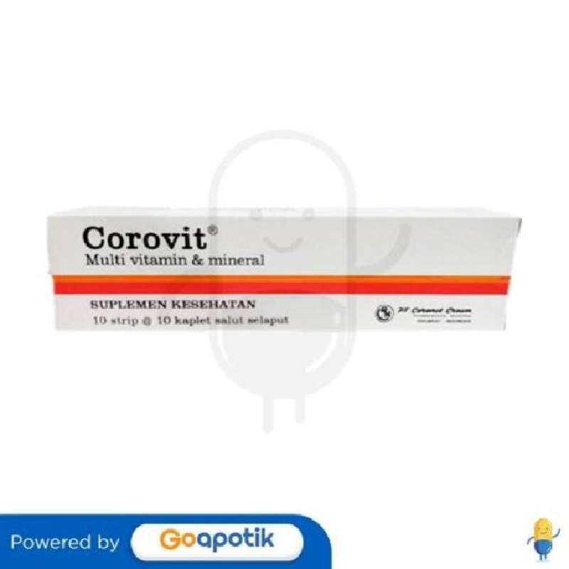 Jual COROVIT BOX 100 TABLET di Seller Cv. Apotek Merapi Mandiri ...
