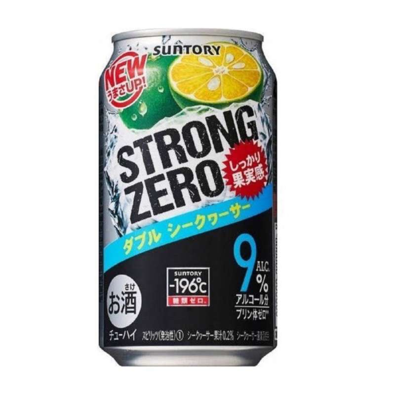 Jual Suntory Strong Zero 196 Degree Double Grapefruit Chuhai Can di ...