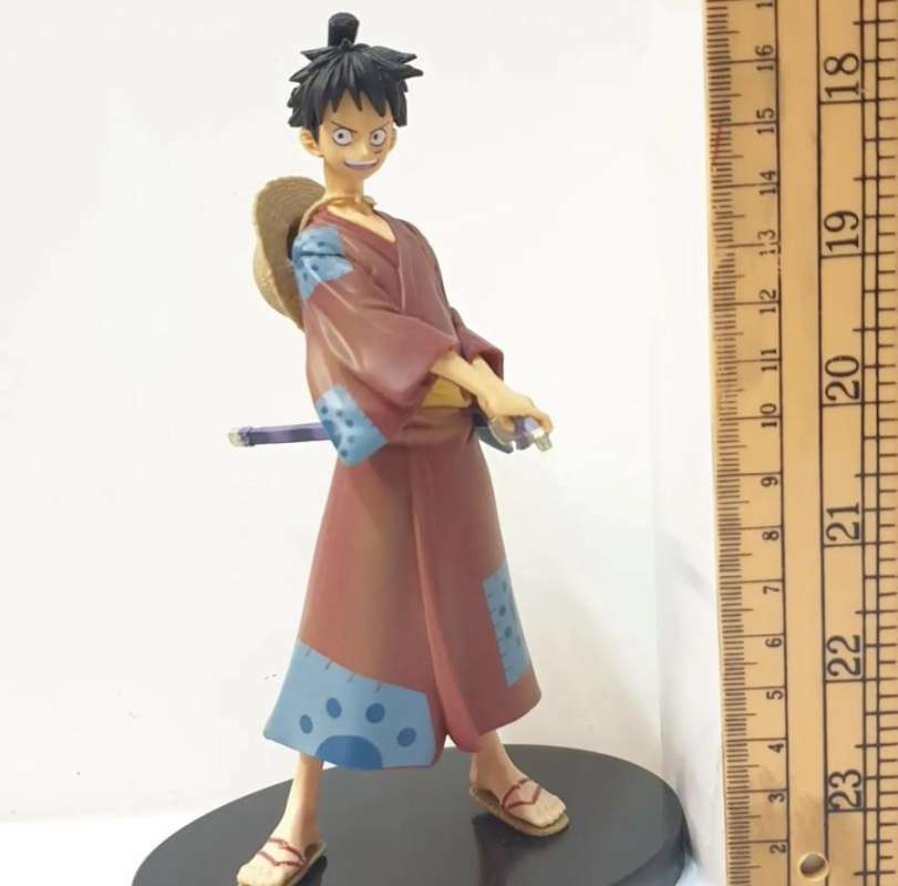 Jual Action Figure One Piece Luffy Baju Samurai Loose di Seller antique ...