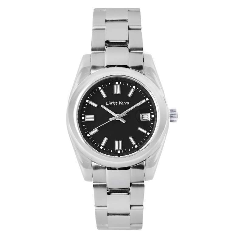 Promo Christ Verra Woman's Casual Watch Cv 10798l-11 Blk Diskon 25% Di ...