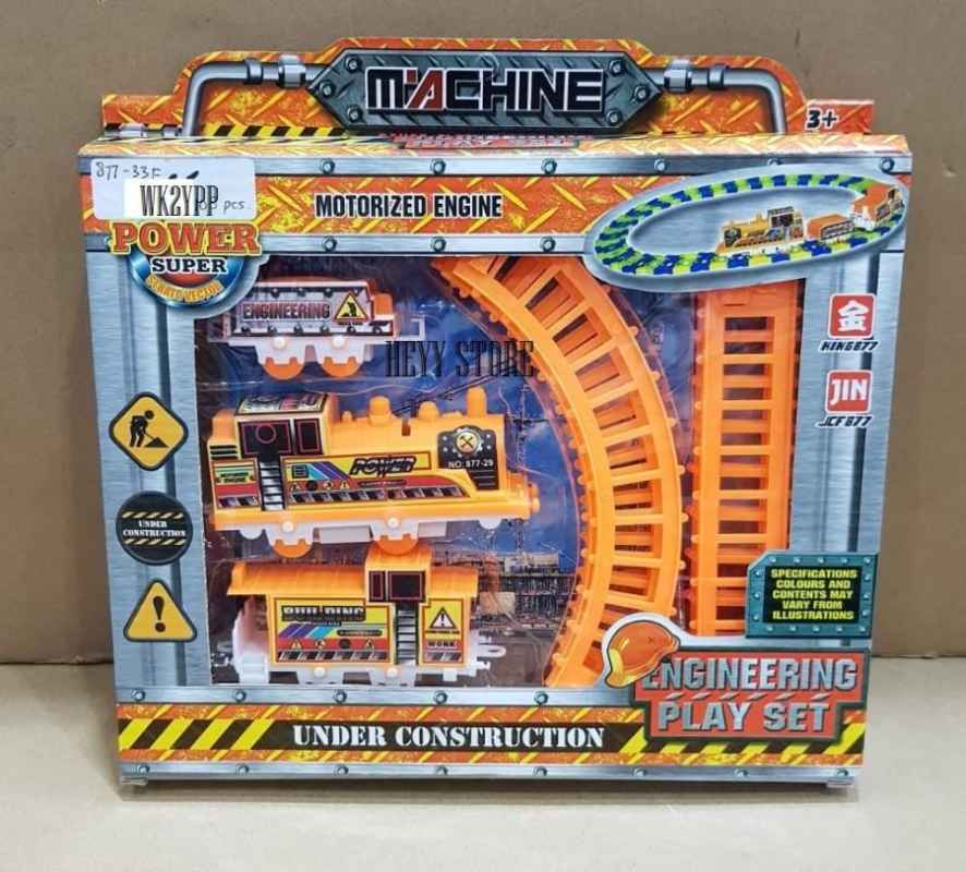 Jual Mainan Kereta Api 3 Gerbong Mainan Kereta Api Kontruksi Anak Laki