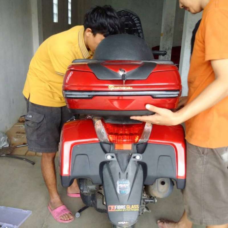 Jual Top Box Yamaha Nmax (sudah Termasuk Breket Shad) Bahan Berkualitas ...