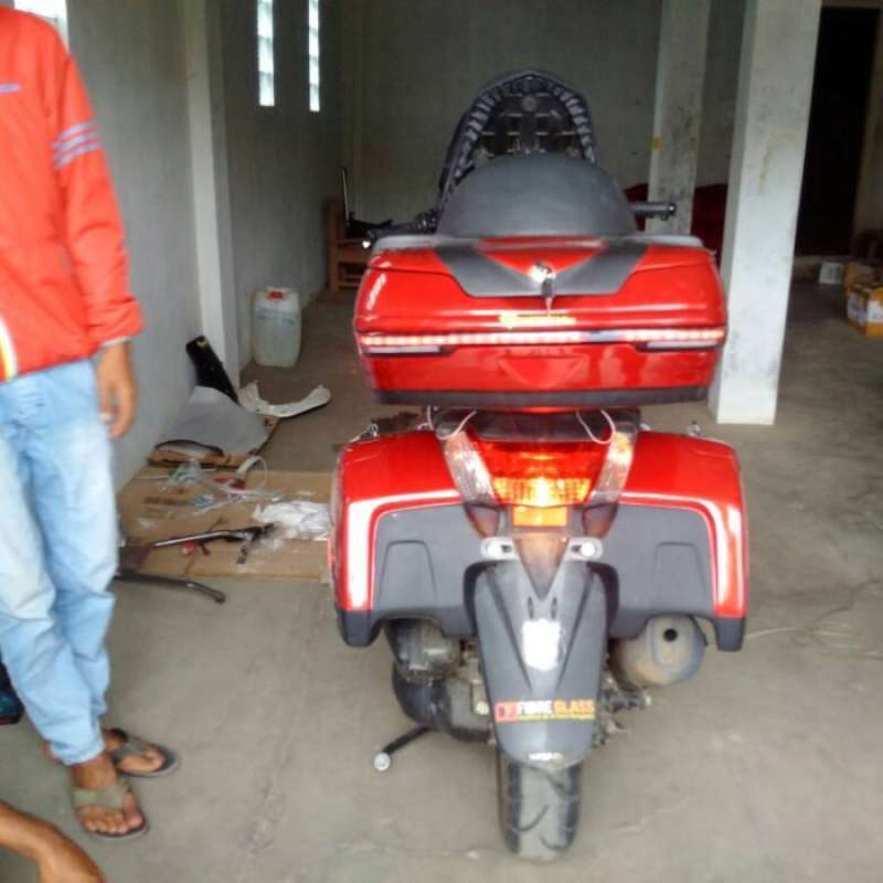 Jual Top Box Yamaha Nmax (sudah Termasuk Breket Shad) Bahan Berkualitas ...