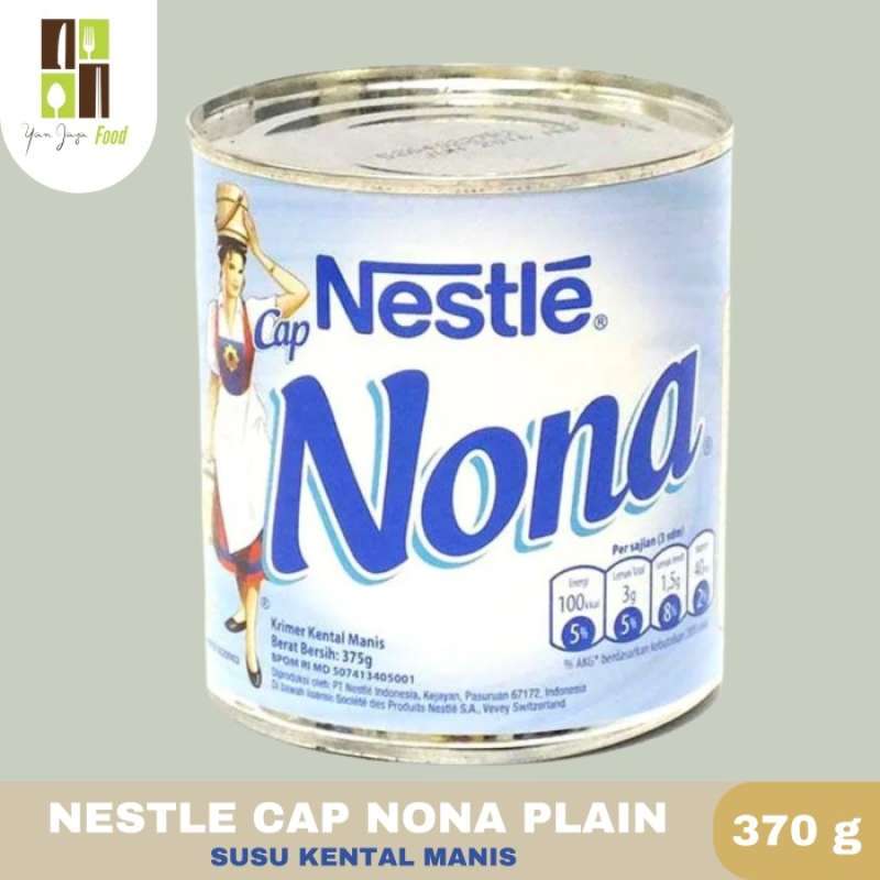 Jual Nestle Cap Nona Plain Susu Kental Manis [370g] di Seller Yan Jaya ...