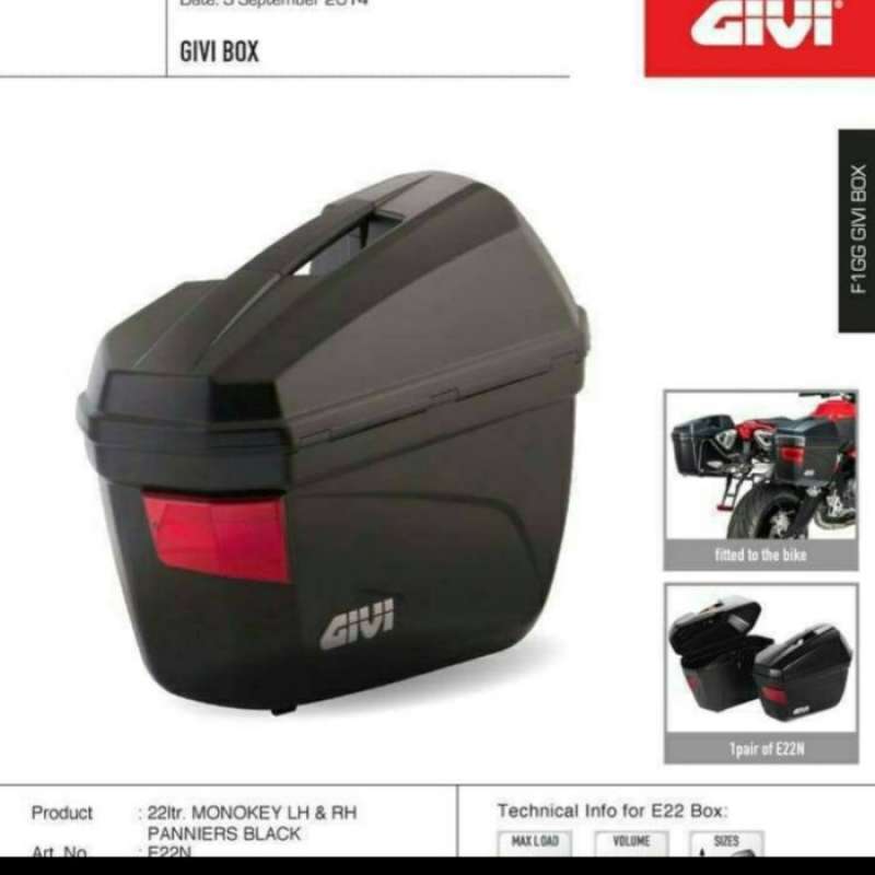 Jual Box Motor Givi E22/ Side Box Motor E22 Di Seller Carlos Dareen ...