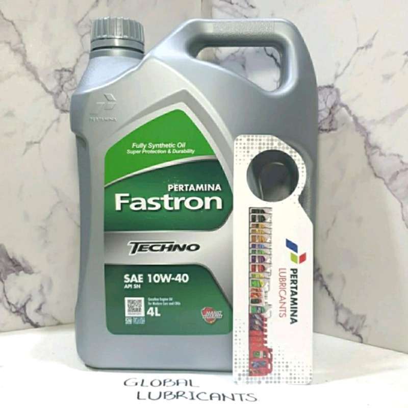 Jual NEW! Pertamina Fastron Techno 10W-40 4 Liter (Oli Mesin Full ...