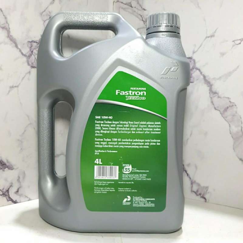 Promo ALL NEW! Fully Synthetic Pertamina Fastron Techno 10W-40 4 Liter ...