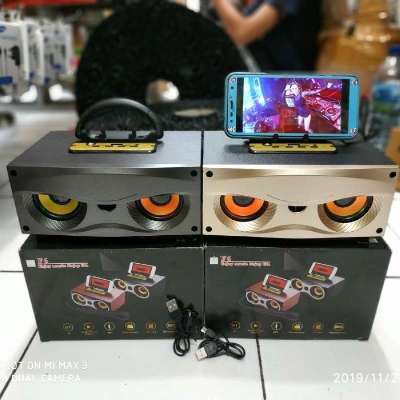 Jual Speaker Bluetooth Fleco F6 + Standing + Colokkan Mic High Quality ...