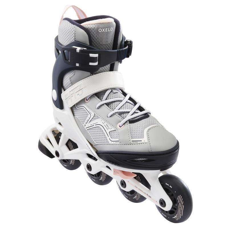 Jual Sepatu Roda INLINE SKATES Anak Junior FIT 3 JR FITNESS ABYSS-GREY ...