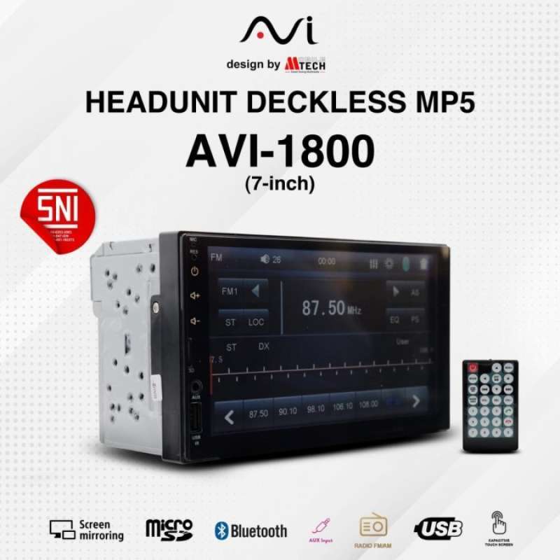 Jual TOYOTA AVANZA VVTI DOUBLE DIN HEAD UNIT DHD 8113 MIRROR LINK USB ...