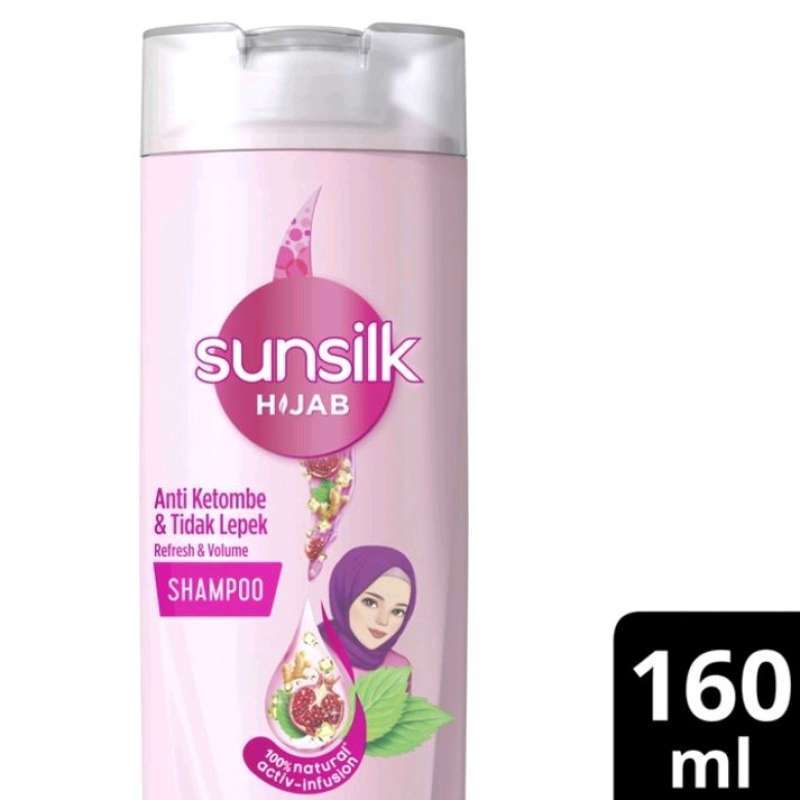 Jual Sunsilk Hijab Shampo Anti Ketombe & Lepek Refresh Volume 160ml di ...