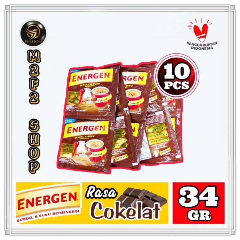 Promo Energen Sereal dan Susu Berenergi Rasa Cokelat - 34 gr (Kemasan ...