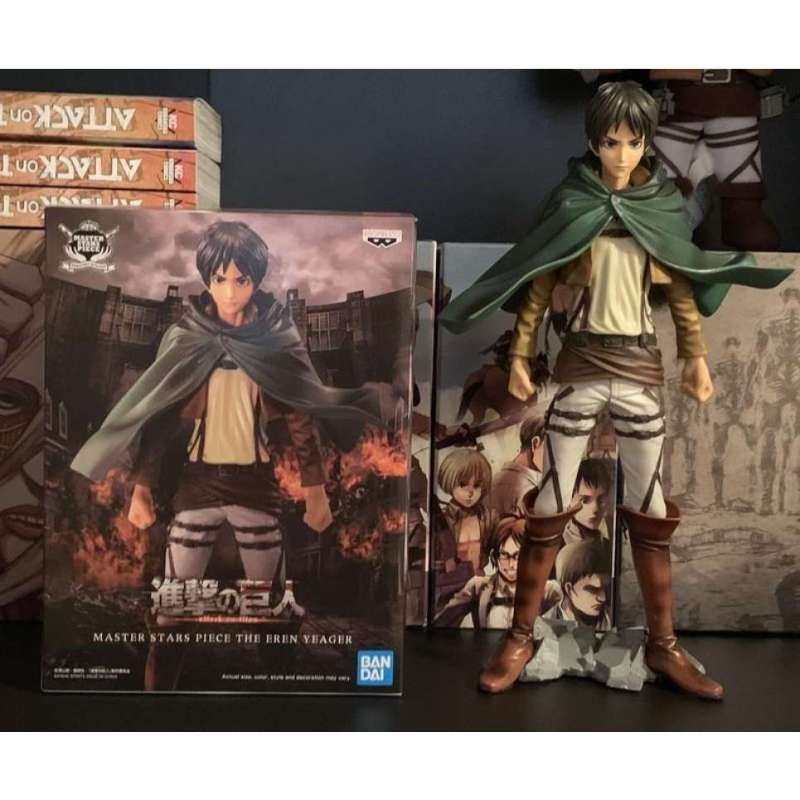 Jual ORIGINAL Attack on titan Master Stars Piece Eren Yeager NEW& VERY ...
