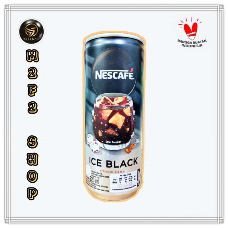 Jual Kopi Nescafe Ala Cafe Ice Black Kaleng | Can - 220 ml (Kemasan 12 ...