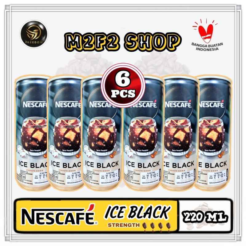 Promo Kopi Nescafe Ala Cafe Ice Black Kaleng | Can - 220 ml (Kemasan 6 ...