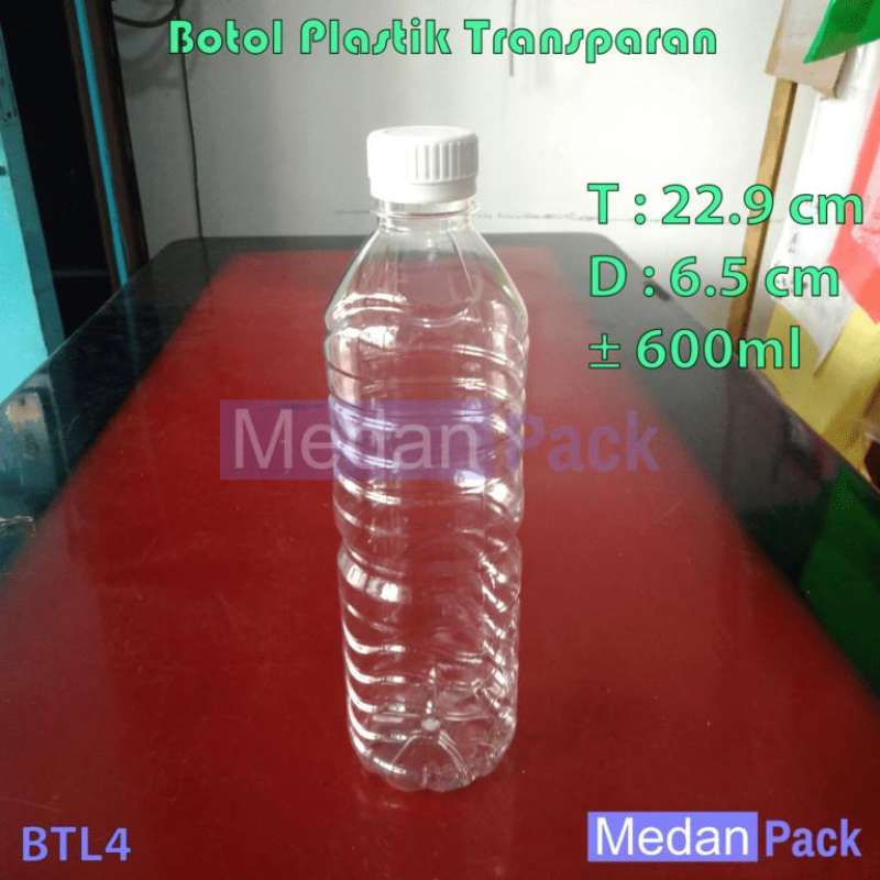 Jual Botol Plastik Aqua Putih NI 600 ml per 108 pcs di Seller Medan ...