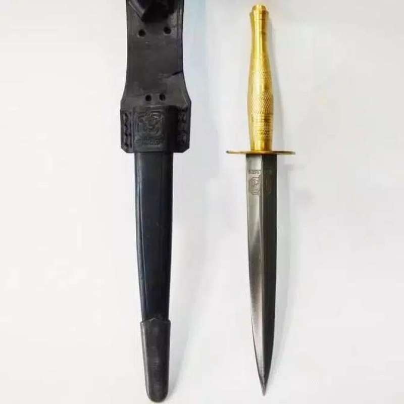 Jual Pisau Sangkur Belati Komando Gold Pisau Kopasus Pisau Tni Ad di ...