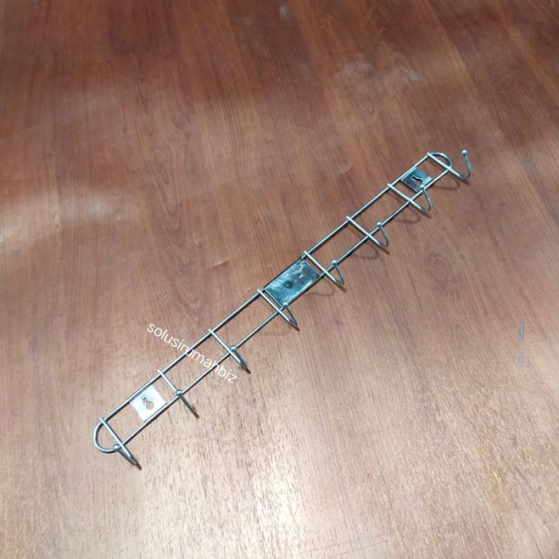 Jual GANTUNGAN BAJU KAWAT 8 KAIT PLAT LEBAR LEBIH KOKOH kapstok hanger ...