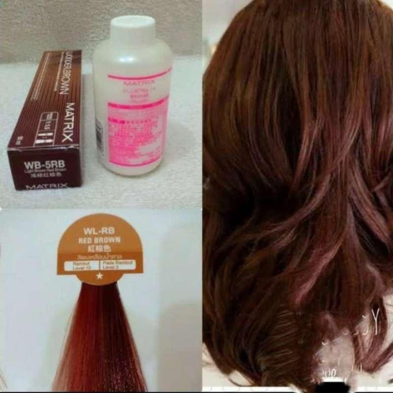Jual cat rambut MATRIX wonder Brown WB- 5RB +OXYDANT di Seller BARBER ...