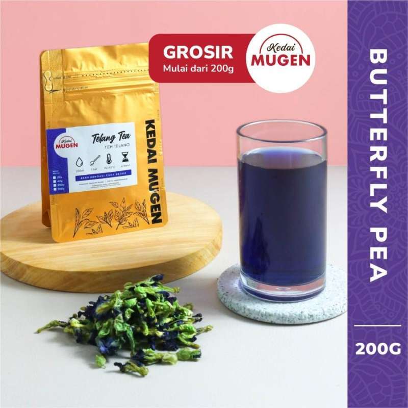 Jual Premium Butterfly Pea Tea/Teh Bunga Telang Kualitas Ekspor Grosir ...