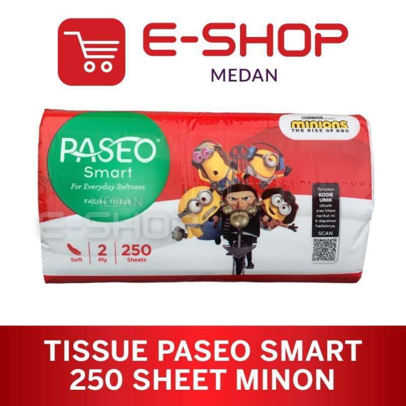Jual Tissue Paseo Smart 2 ply isi 250 Lembar di Seller Medan E-shop ...