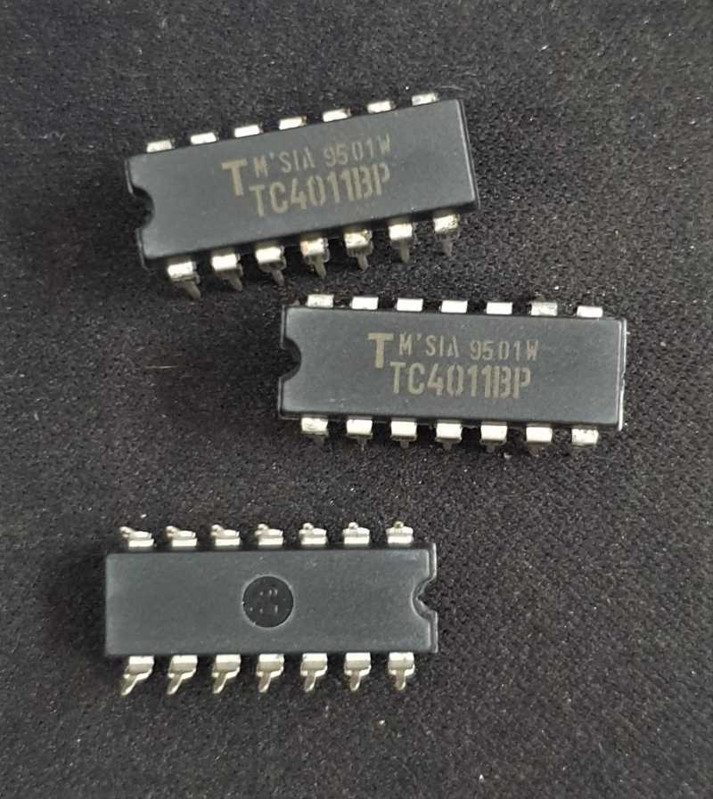 Jual IC TC4011BP TC 4011 BP Quad 2 Input NAND Gate IC Logic Ori Toshiba di Seller Bahagia ...