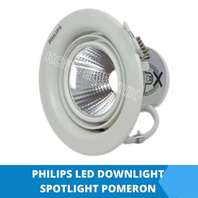 Jual Downlight Led Philips Recessed Spot Light 59774 Pomeron 3 Watt Di ...