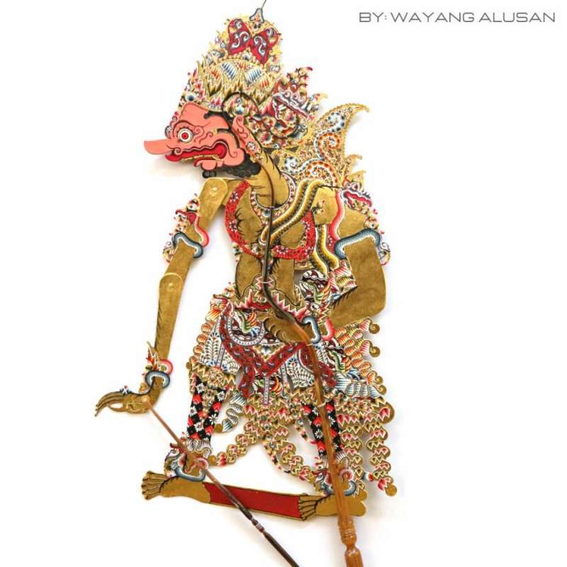 Jual Wayang kulit Rahwana Wayang Rahwono Alusan kulit kerbau ukuran ...