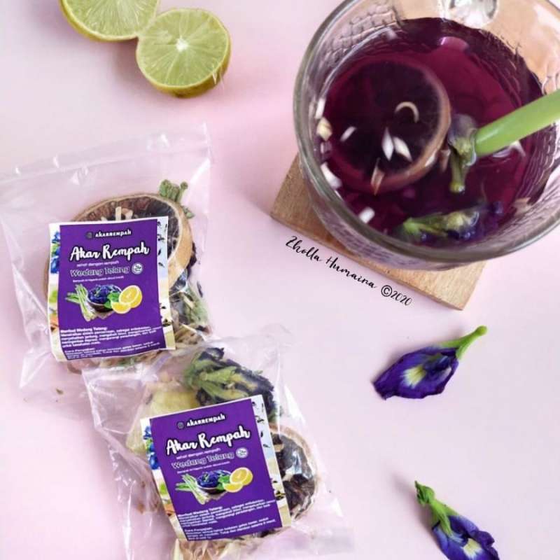 Jual Wedang Telang Jsr / Butterfly Pea Tea / Bunga Telang Ungu / Tisane ...