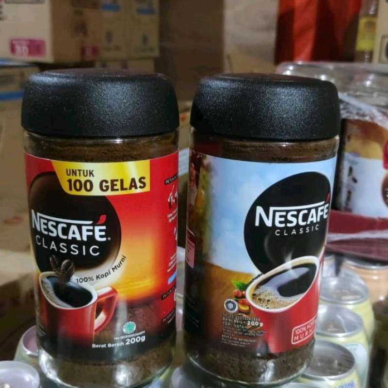 Jual Nescafe Classic Kopi Instan Kopi Hitam 200grm Di Seller Larismart ...