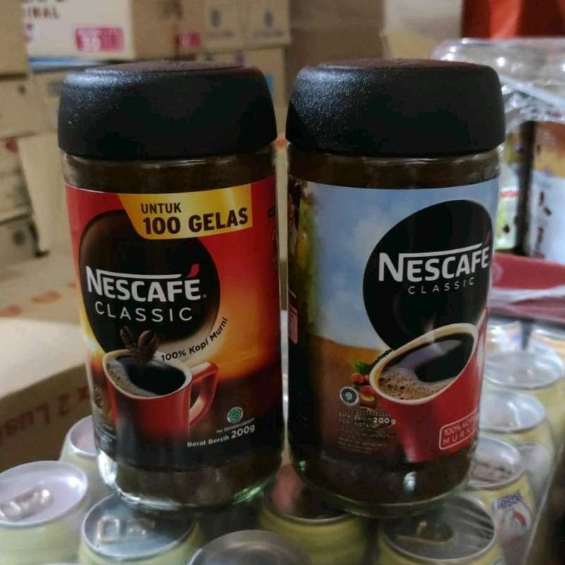 Jual Nescafe Classic Kopi Instan Kopi Hitam 200grm Di Seller Larismart ...