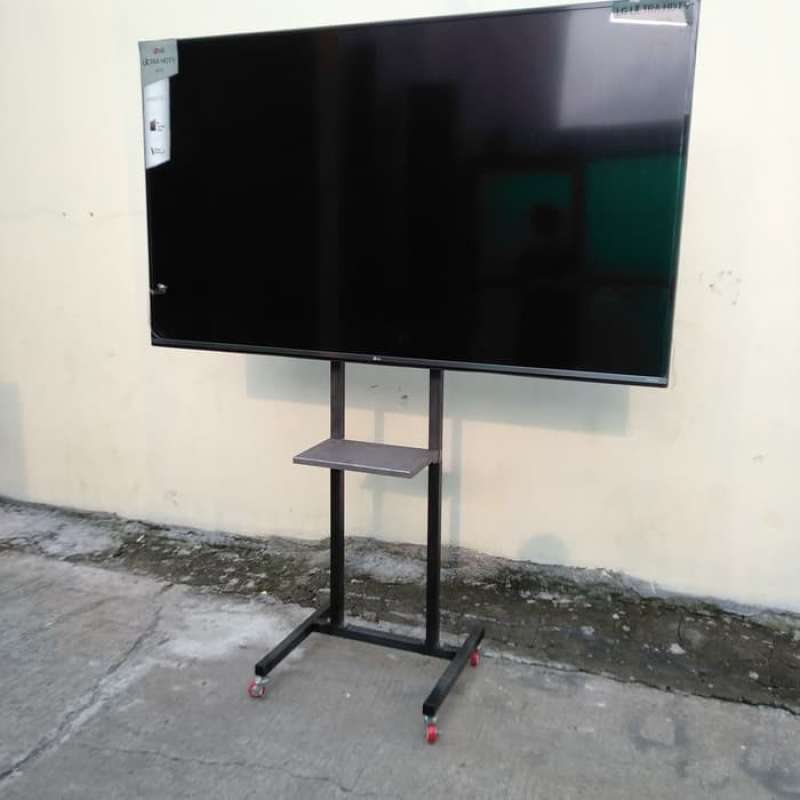 Jual Bracket STAND standing TV berdiri dorang roda 32 sampai 65 inch LE ...